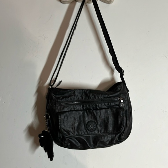 Kipling | Bags | Black Shoulder Or Crossbody Kipling Purse Handbag With ...
